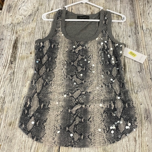 Karen Kane | Tops | Nwt Karen Kane Snake Skin Sequenced Dress Tank Top | Poshmark